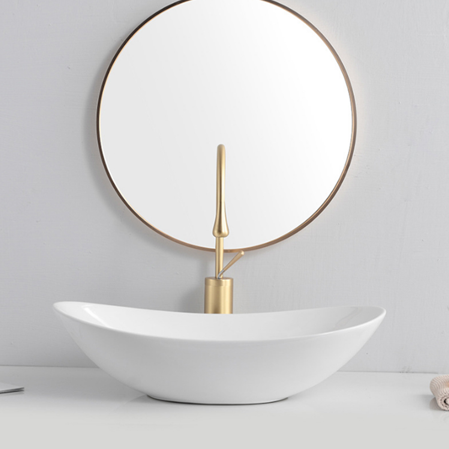 VELDMAN Biała umywalka nablatowa ZUZAN 60 cm veldman.pl